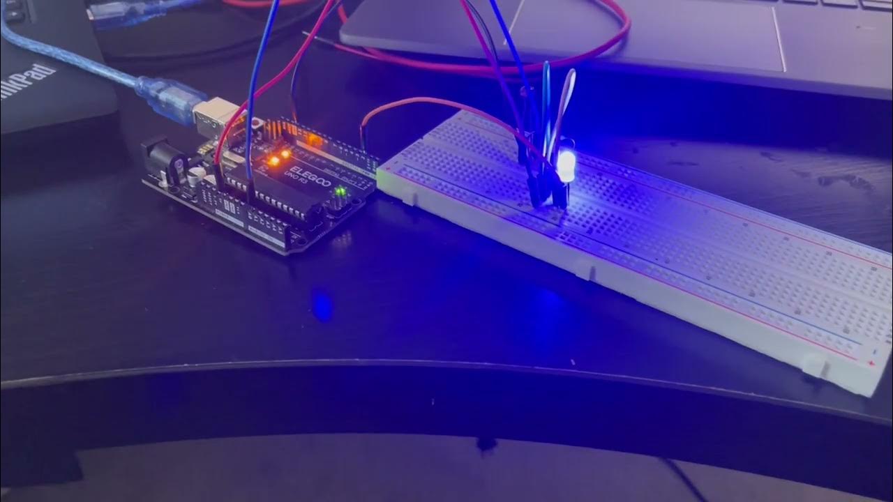 Photo resistor using arduino demo - YouTube