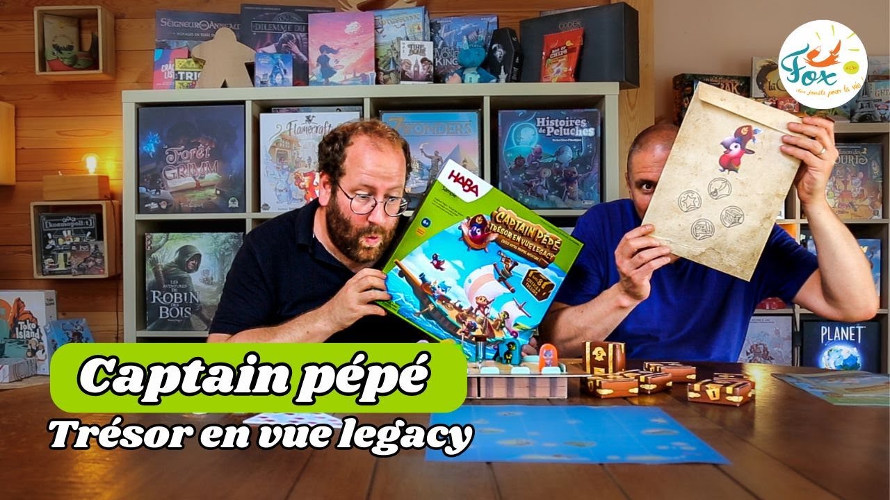 Captain Pépé, Trésor en vue Legacy (Haba) - Découverte & Explications ...