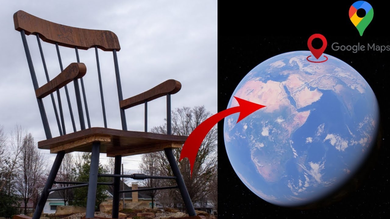 World's largest chair 🪑 on google earth and google maps 🌎 - YouTube
