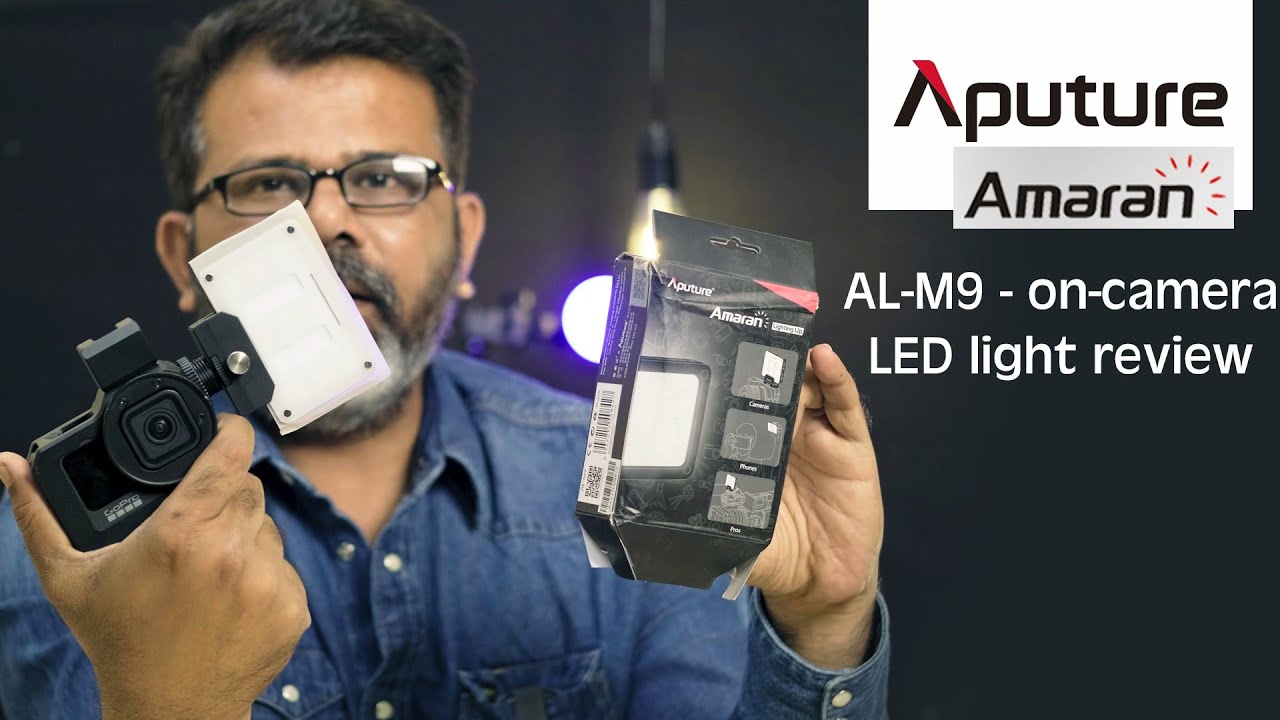 Aputure Amaran AL-M9 - on-camera LED light review - YouTube