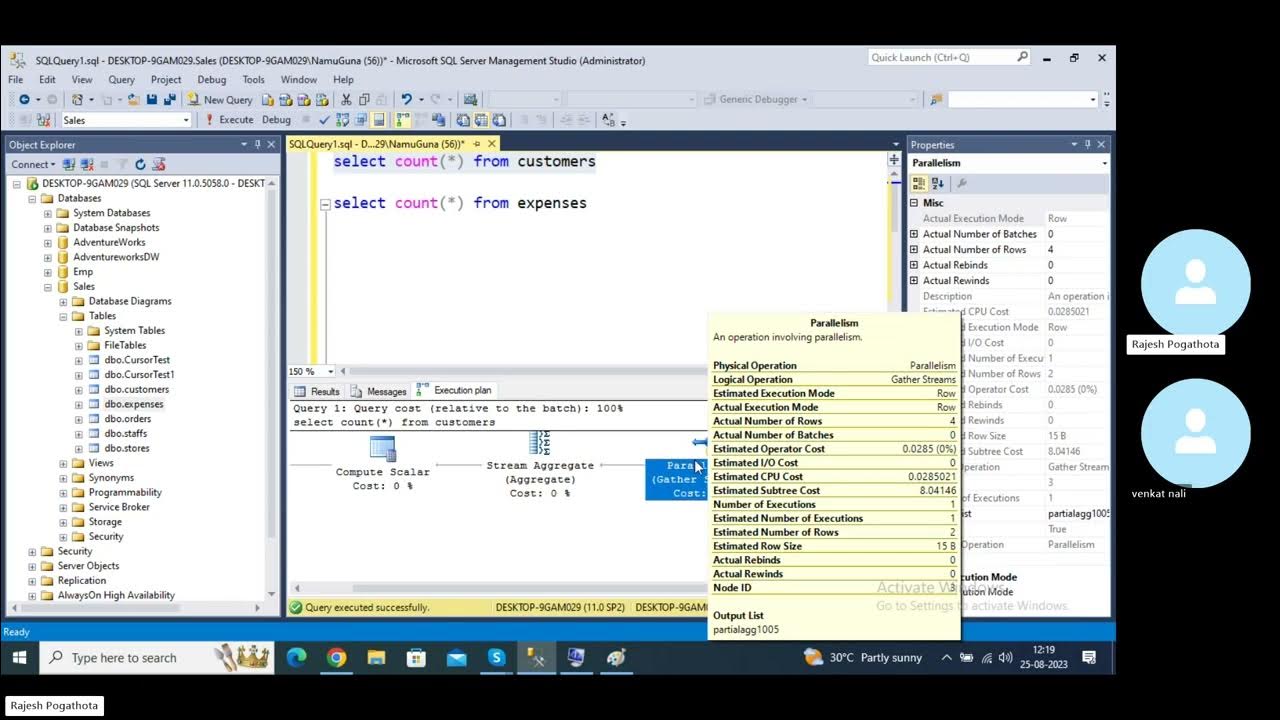 Parallelism in sql server in Telugu - YouTube