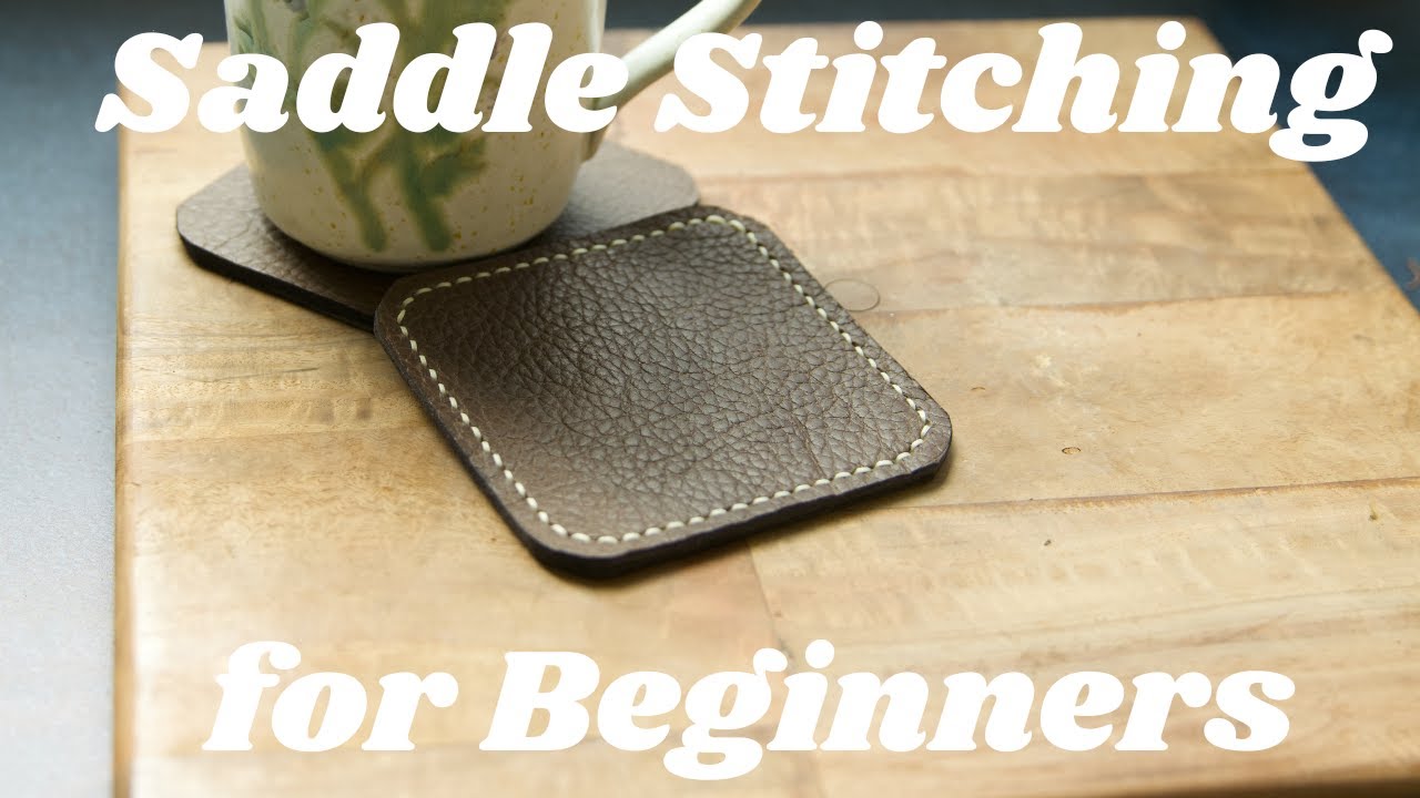 The Leather HAND-STITCHING SECRET to a Perfect Saddle Stitch Without a ...
