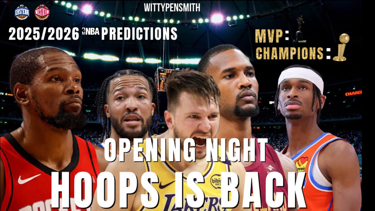 NBA Opening Night Season Predictions! Ring Night For Oklahoma City ...