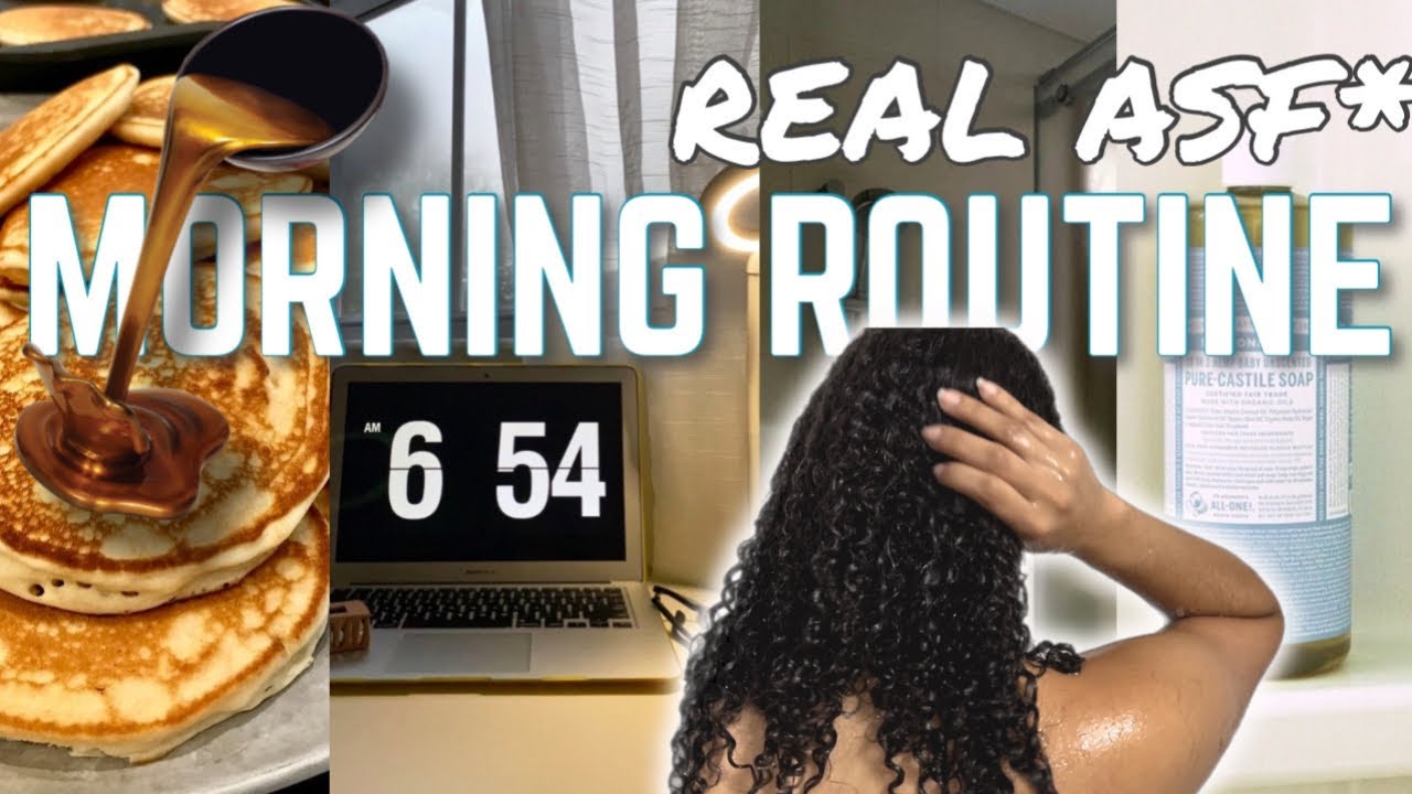 GRWM : Realistic Morning Routine 🤍 *normal girl aesthetic* - YouTube