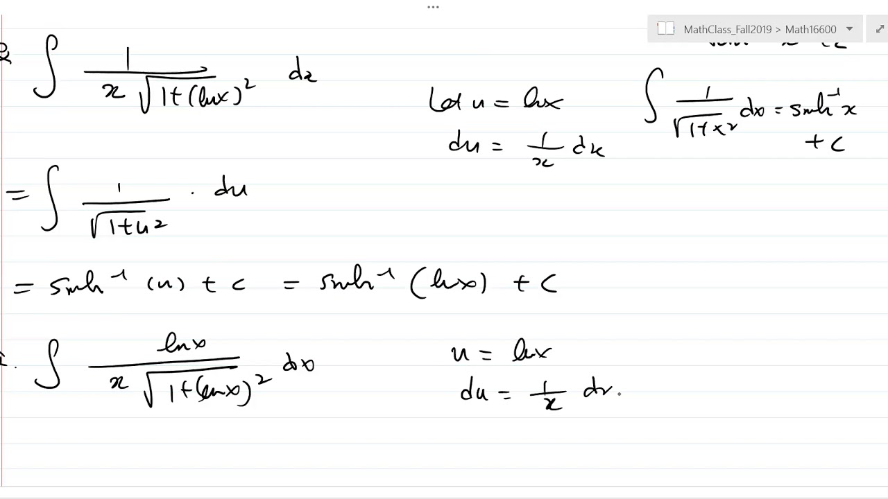 Chapter 7 6. Integration using tables - YouTube