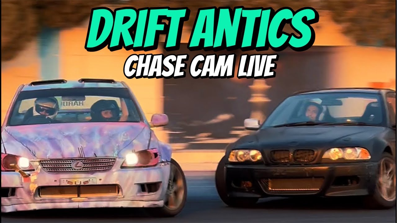Drift Antics Chase Cam LIVE - YouTube