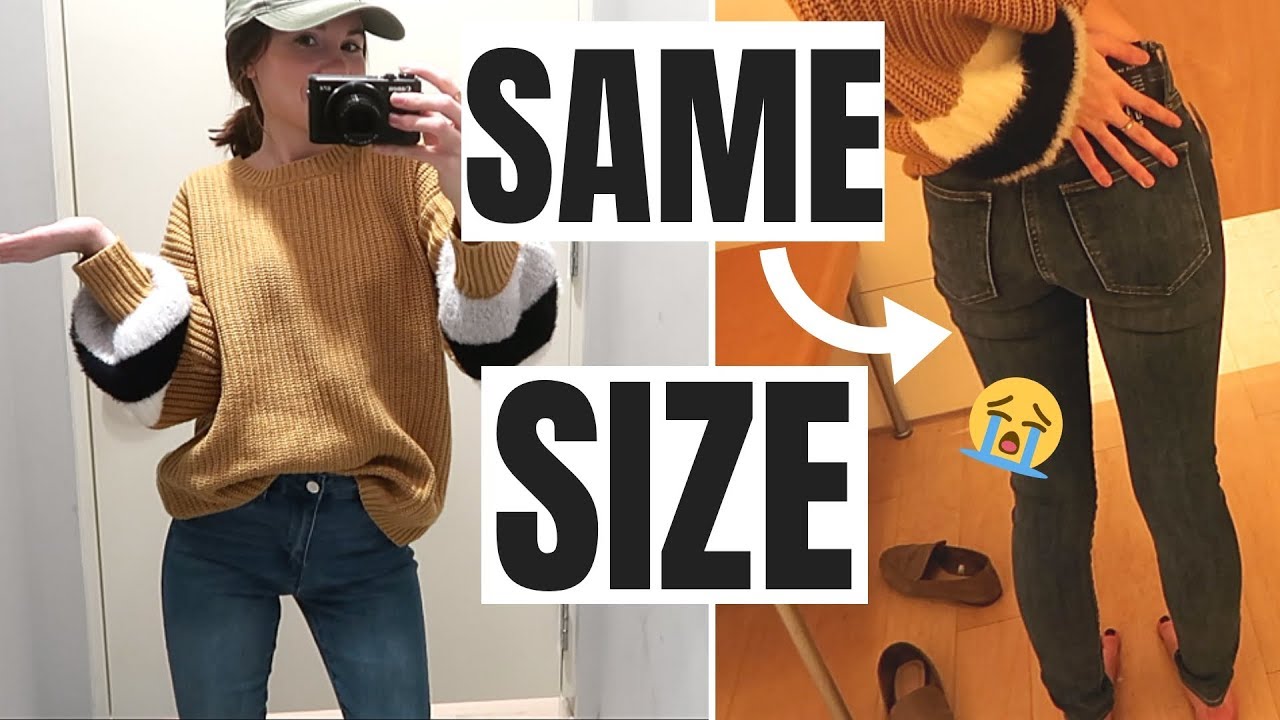 Trying a size 0 at 10 Different Stores! - YouTube