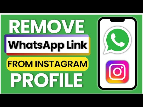 How To Remove WhatsApp Link From Instagram Profile