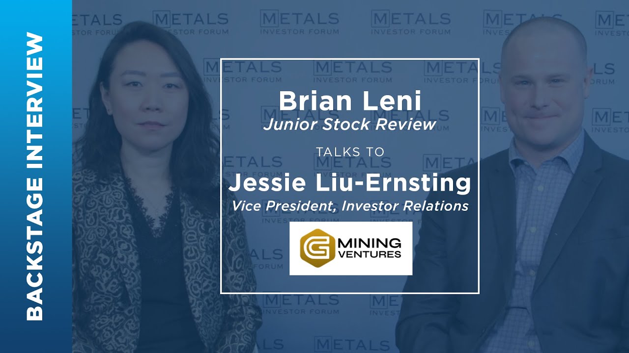 Jessie Liu-Ernsting of G Mining Ventures talks to Brian Leni at the Jan ...