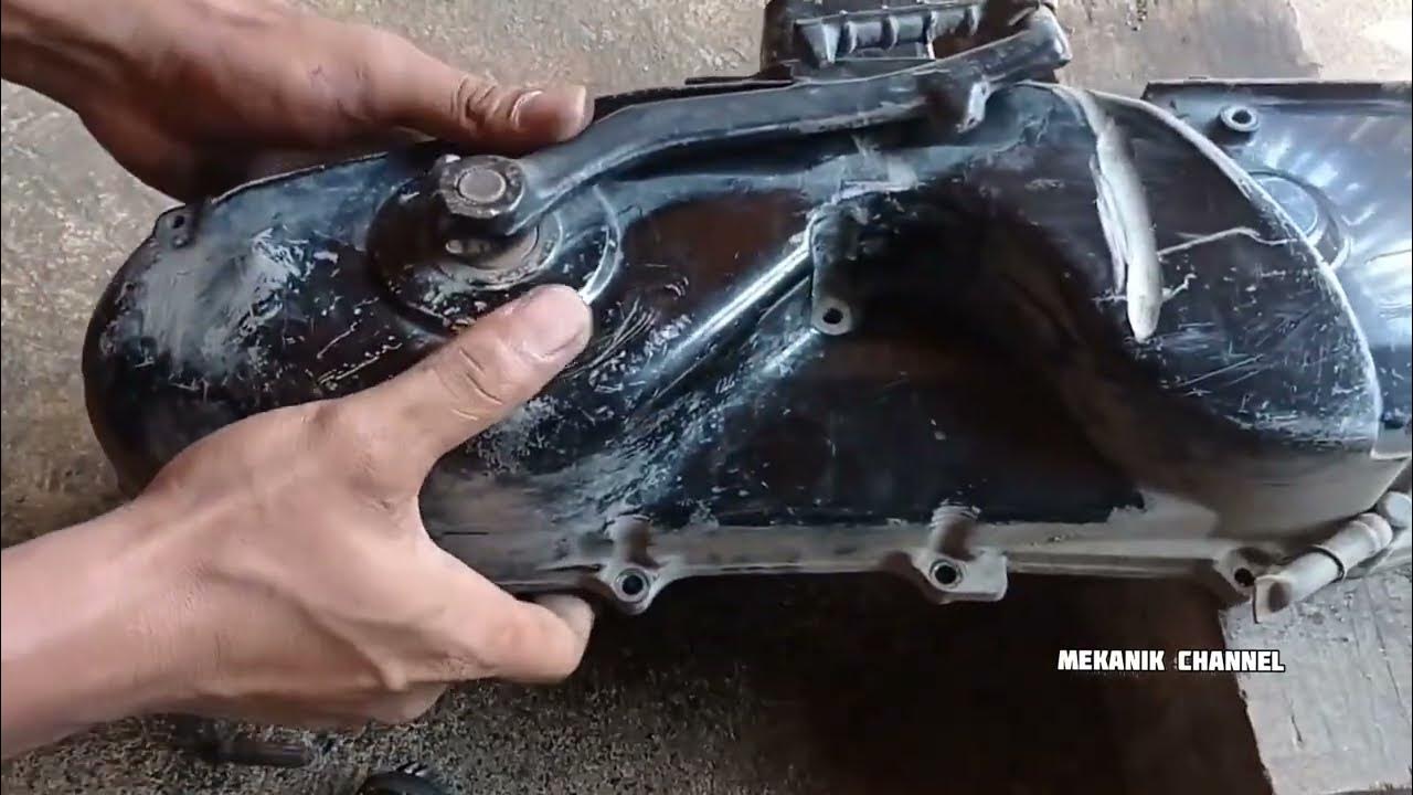cara buka bearing bak CVT mio sporty - YouTube