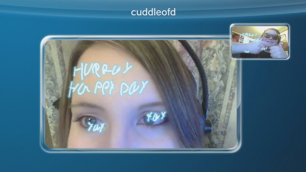 Messing around with Wii U Chat w/ CuddleofDeath - YouTube