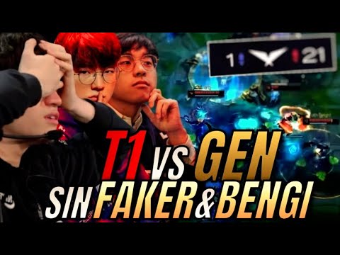 T1 VS GEN: SIN FAKER Y BENGI RENUNCIA - T1 vs. GenG - YouTube