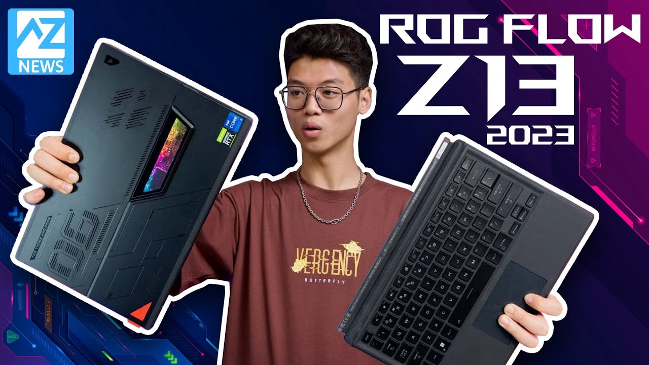 Asus ROG Flow Z13 2023 - MÁY TÍNH BẢNG MẠNH NHẤT THẾ GIỚI ra mắt bản Nâng Cấp với giá KHÔNG ĐỔI ...