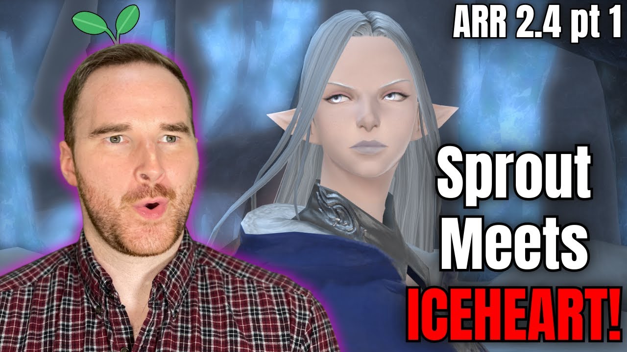 FF14 Sprout MELTS Meeting Lady Iceheart in ARR 2.4! - YouTube