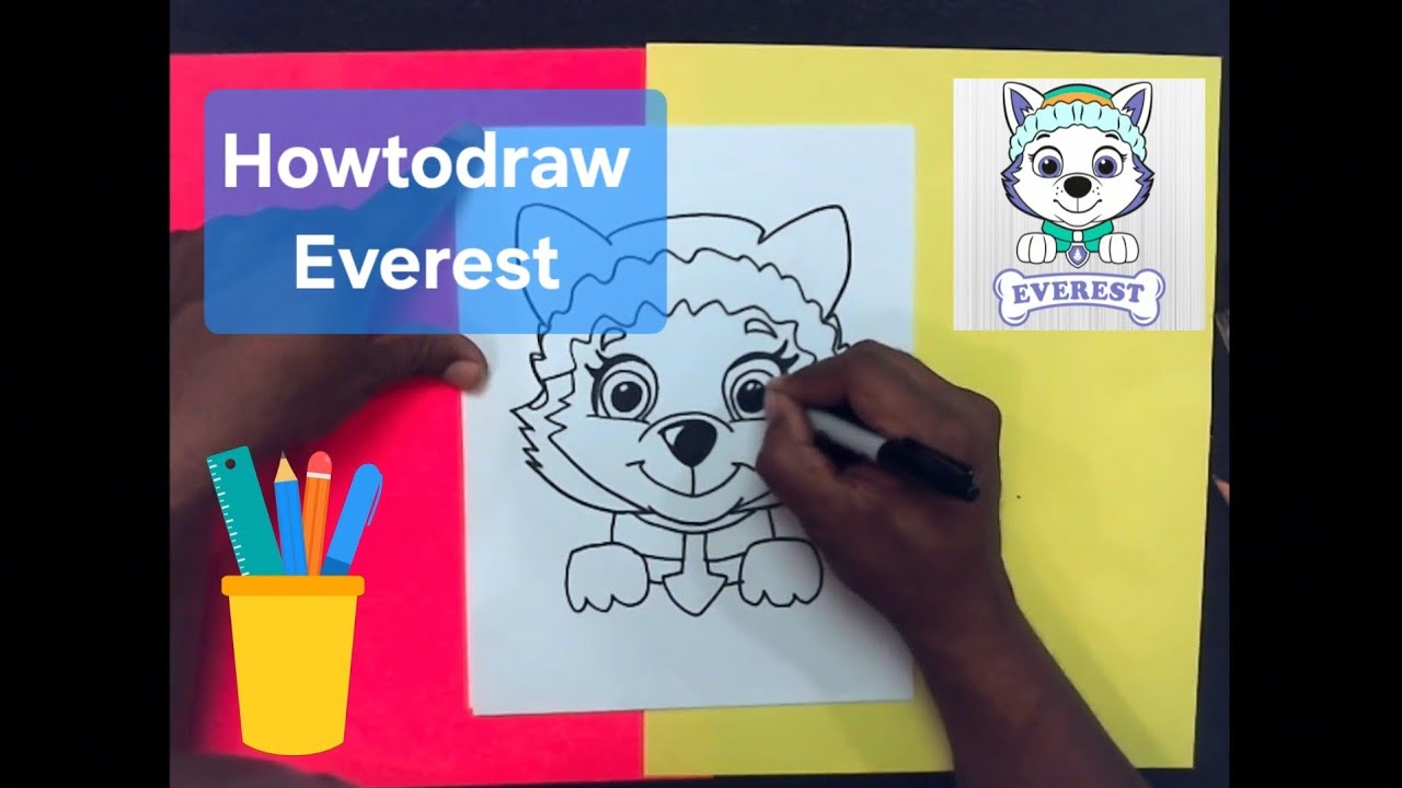 How to Draw Everest - YouTube