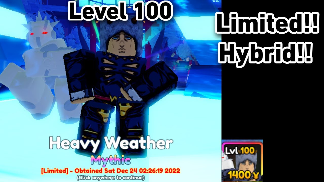 New Limited Level 100 Evolved Heavy Weather Showcase - YouTube