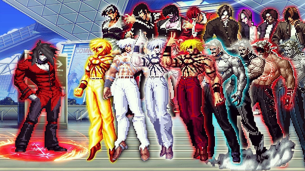 [KOF Mugen] Remus Vs Iori Yagami, Kyo Kusanagi, Orochi, Rugal Team | 1 ...