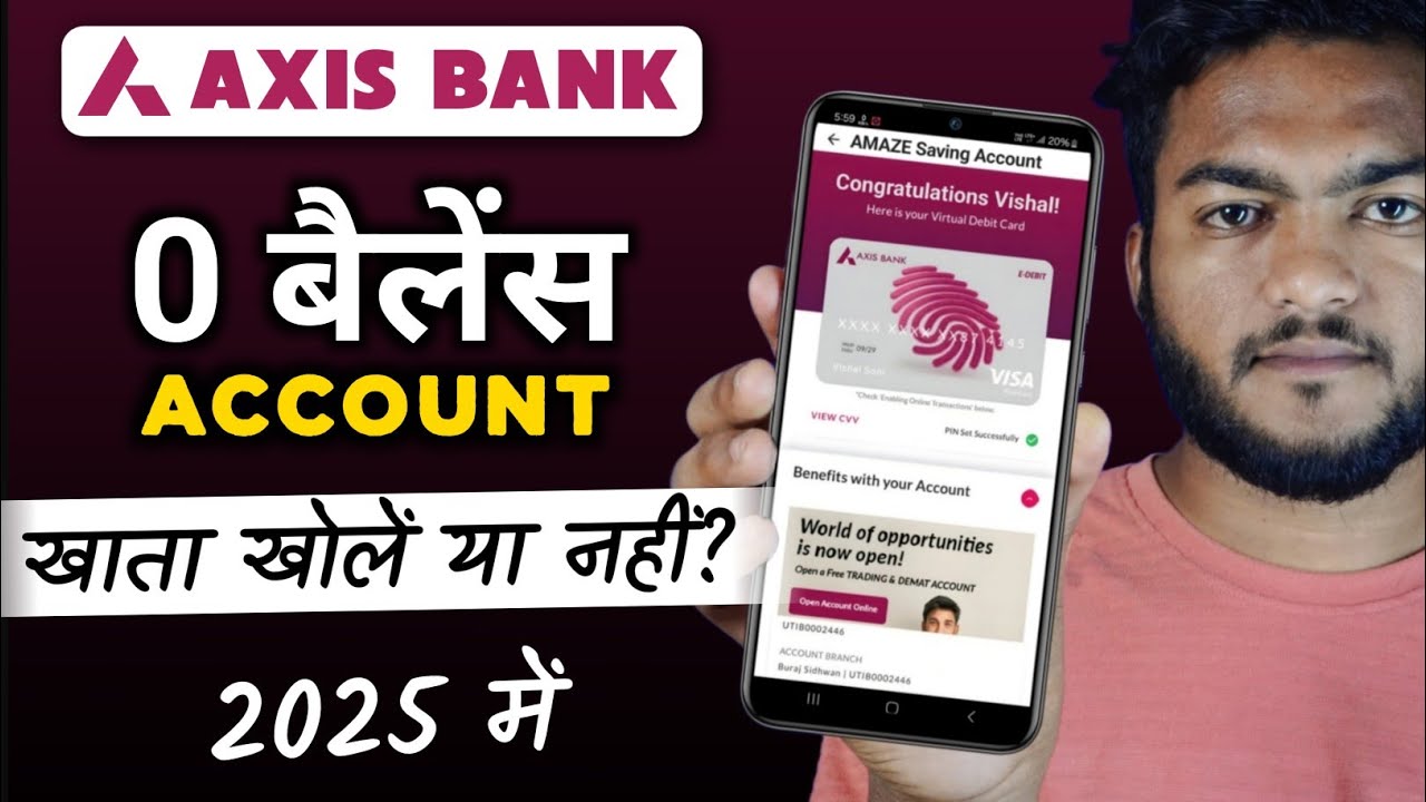 Axis Bank 0 Balance AMAZE Saving Account Complete Review - Free Welcome ...