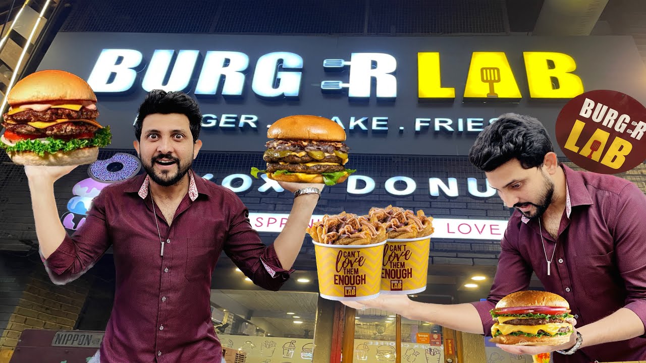 BURGER LAB | BIG BANG 🍔 | FIRE HOUSE 🍔 | ANIMAL FRIES 🍟 | 🔥 FOOD REVIEW ...