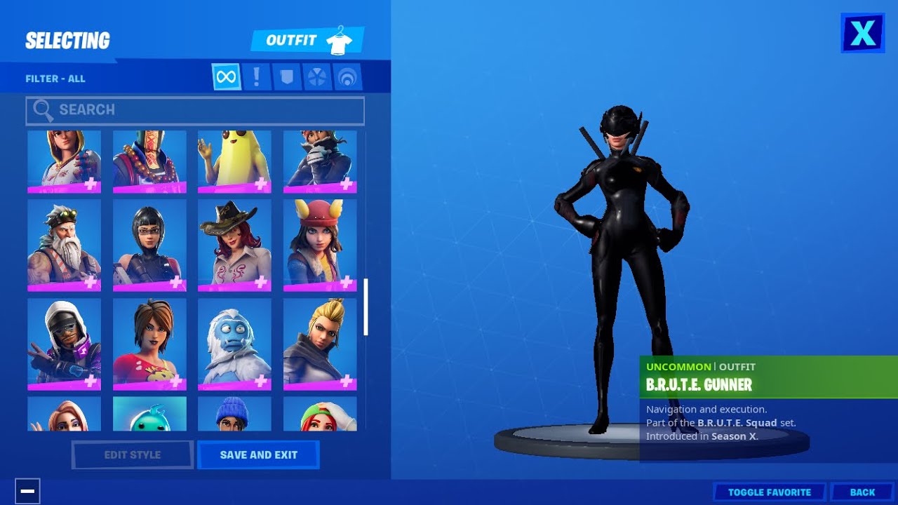 My fortnite locker (season 2- chapter 2 season 2) - YouTube