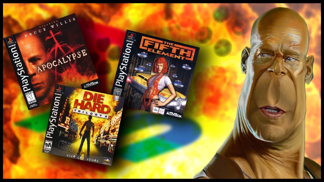 Bruce Willis PS1 Games - YungJunko - YouTube
