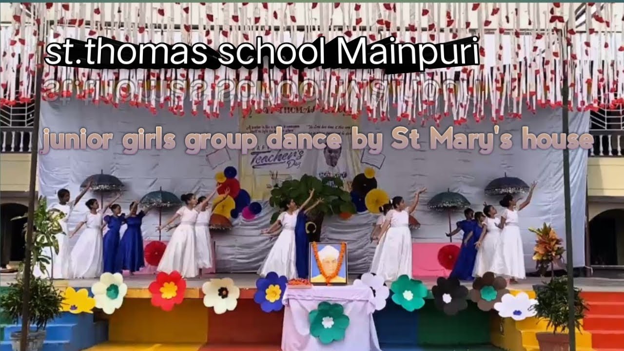 Saint Thomas School Mainpuri Teachers Day celebration || junior girls ...