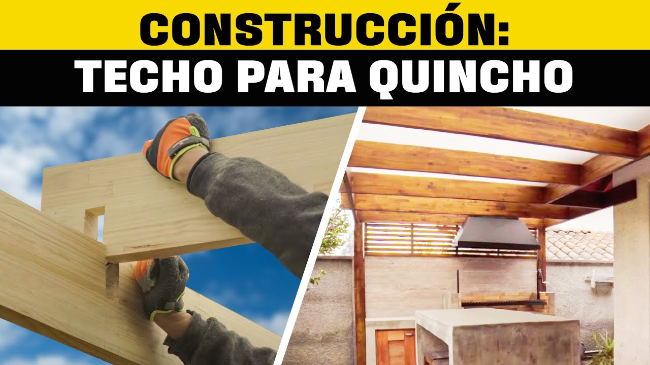 Cómo construir un techo para quincho I Parte 2 - YouTube