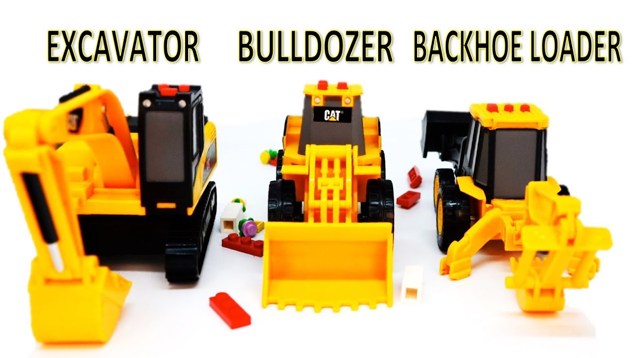Caterpillar Construction Toys 💡Fun Play & Learning for Kids 😀 Excavator ...