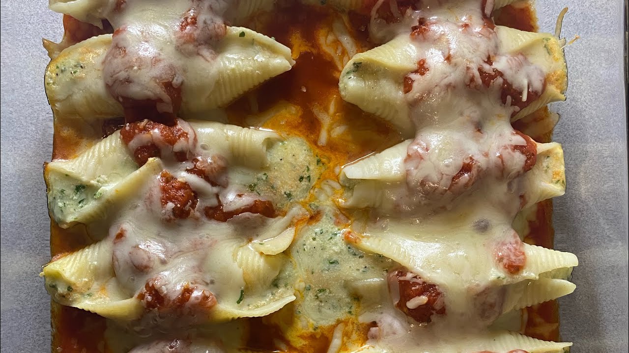 Stuffed Pasta Shells - YouTube