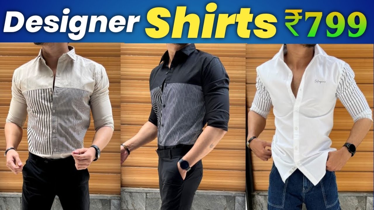 Top 5 Designer Shirts | Shirt | Casual Shirts Under ₹799 - YouTube