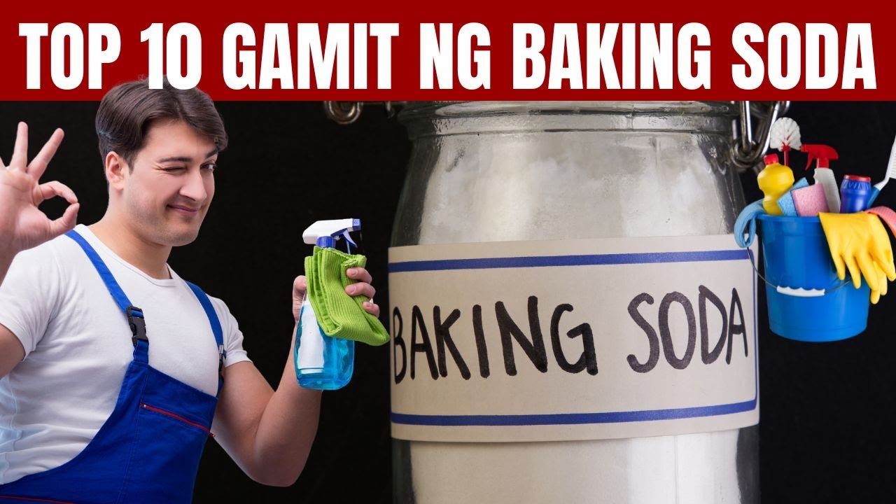 TOP 10 GAMIT NG BAKING SODA| BENEPISYO NG BAKING SODA - YouTube