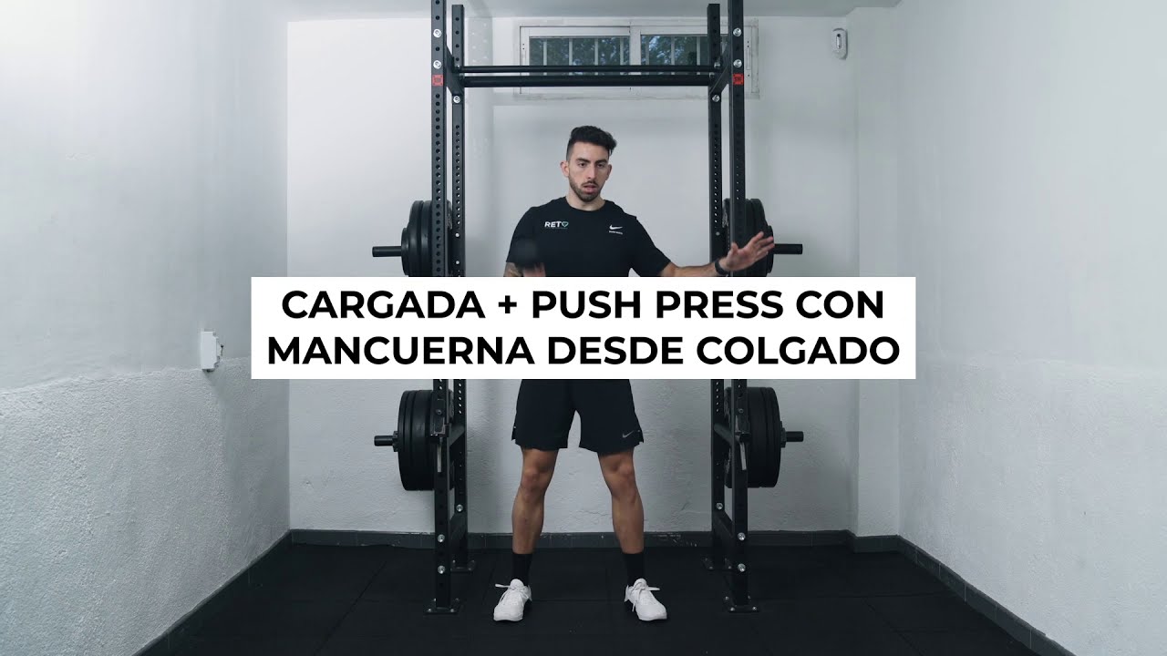 Cargada mas push press con mancuerna desde colgado - RETO Health and ...