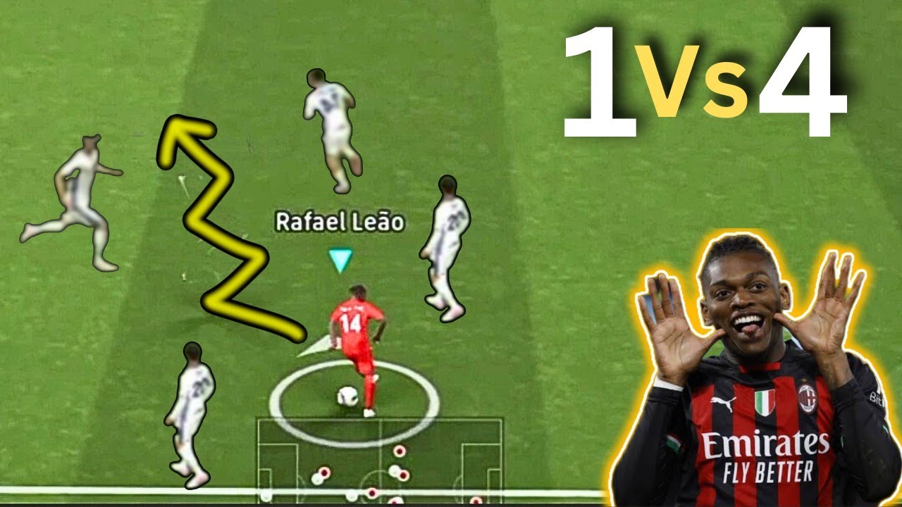 STOOOP Rafael Leão🥶 99 Dribble & 99 Curl 🔥 efootball 2025 Mobile ...