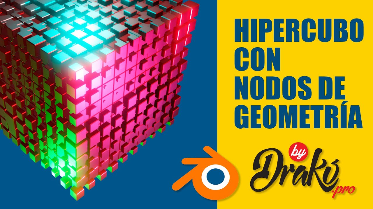Hipercubo con Nodos de geometría en Blender - YouTube