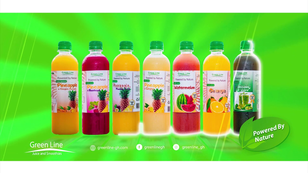 Greenline Juice & Smoothies 🍆🍍🍉🍌🍊🍎(Edited By Kobby Sam) - YouTube