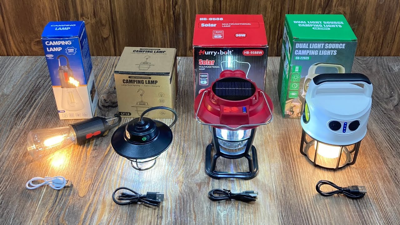 Rechargeable camping lights, beautiful designs with multiple light ...