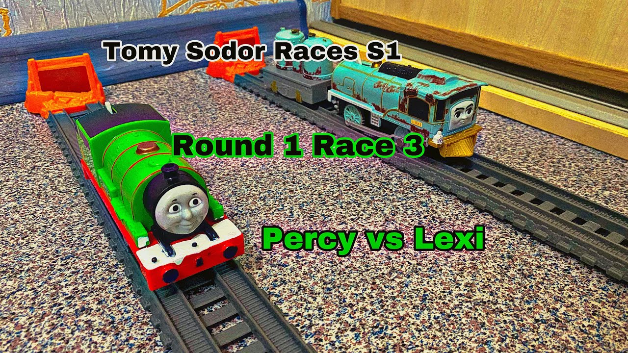 Tomy Sodor Races S1: Round 1 Race 3 Percy vs Lexi - YouTube
