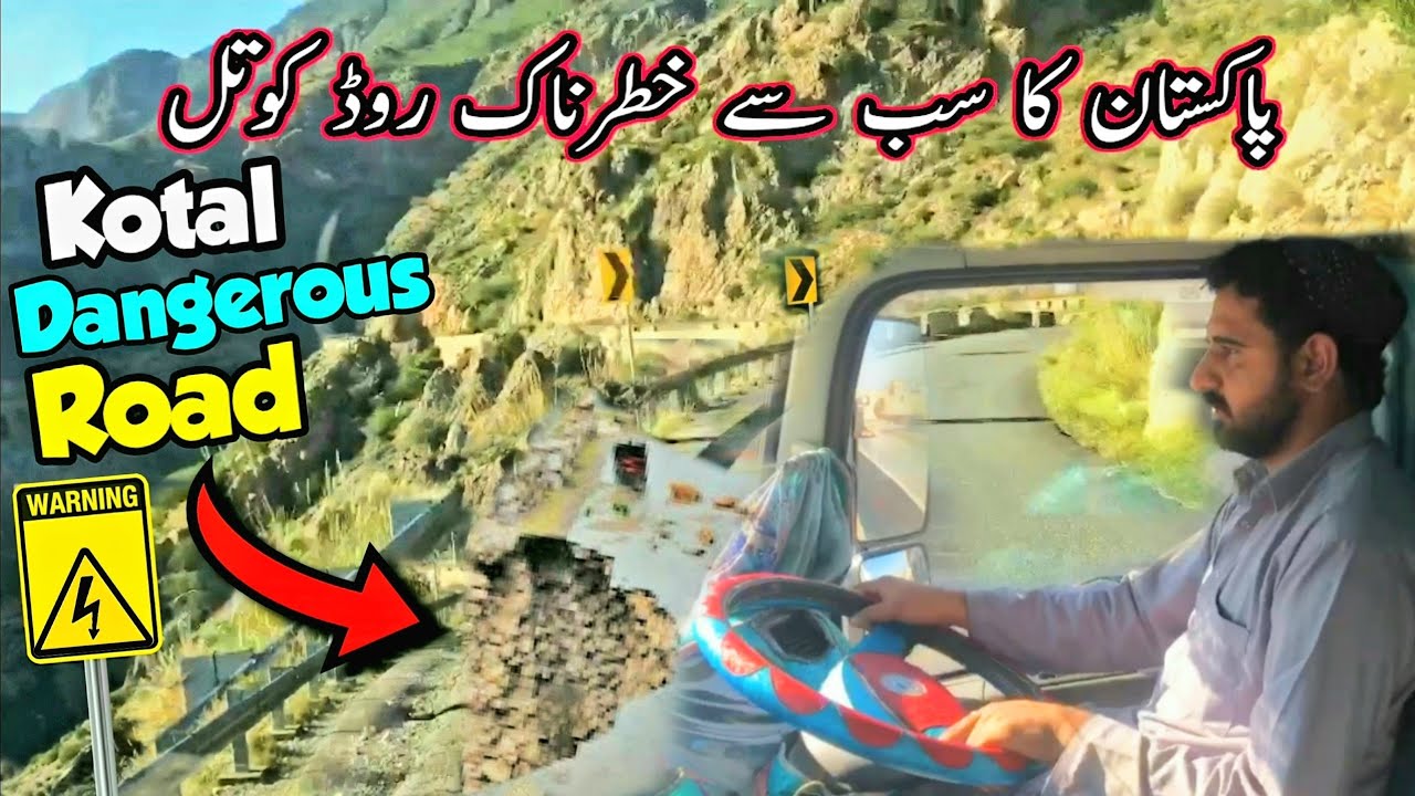 Driving Truck On Extreme Dangerous Road of Pakistan | Truck Driver Life ...