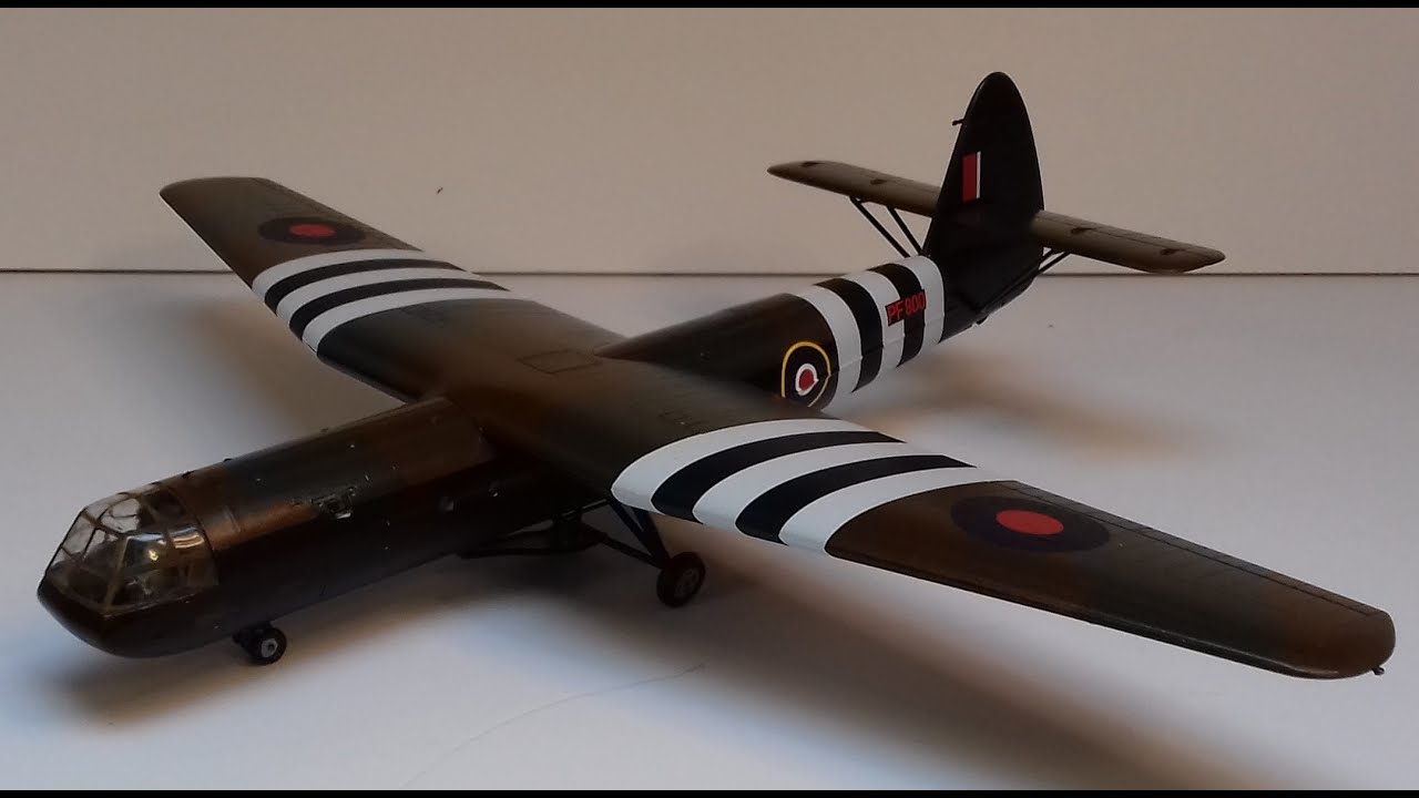 COMPLETED BUILD; OPERATION MARKET GARDEN. 1/72 ITALERI; HORSA GLIDER ...