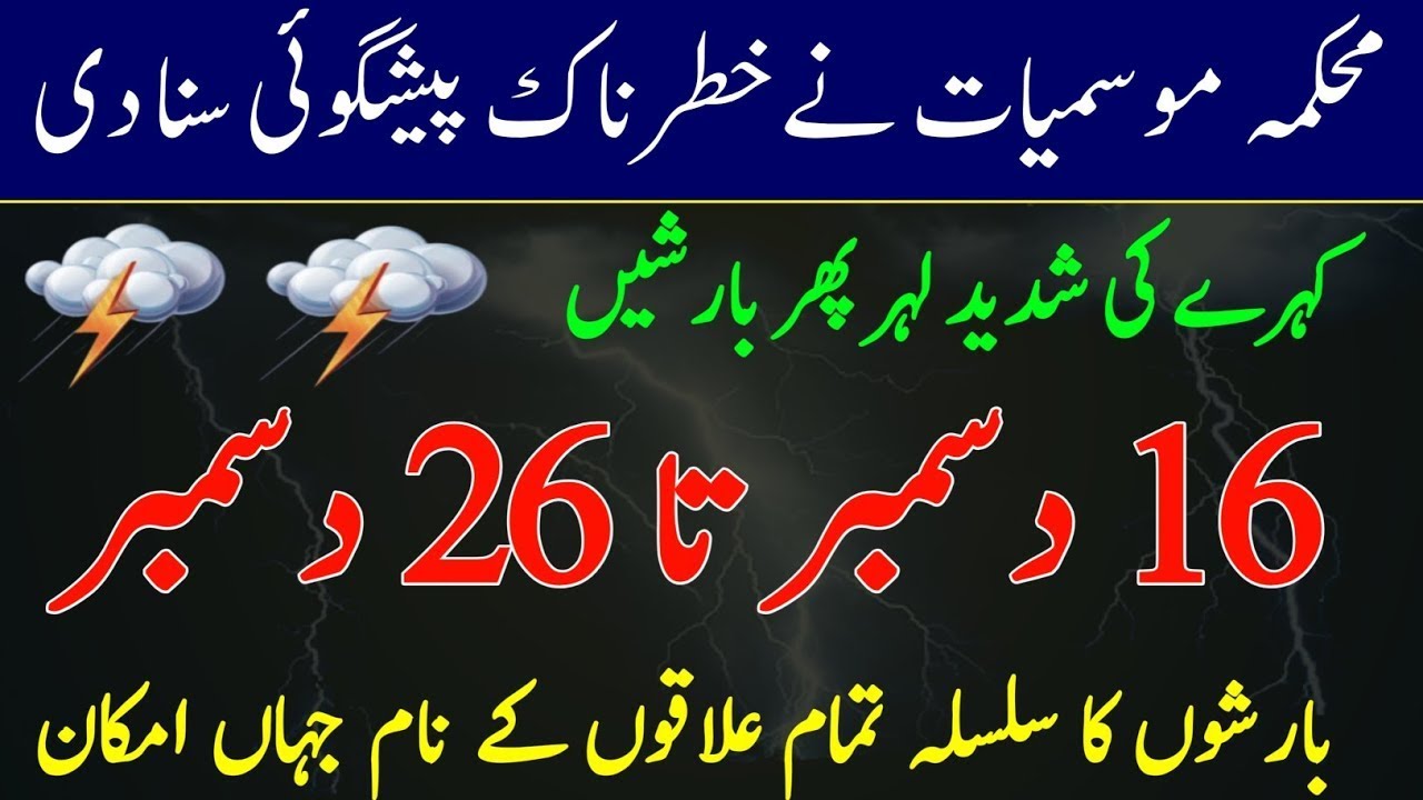Tomorrow weather Pakistan , pak weather update ,Weather Forecast for ...