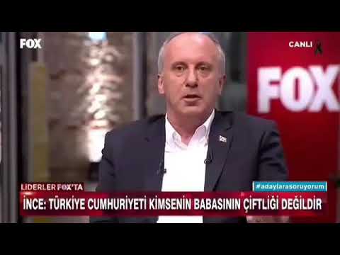 Muharrem İnce'den Erdoğan Hakkında Skandal Sözler! Özal Nasıl Gittiyse Erdoğanda Öyle Gidecek Dedi!!