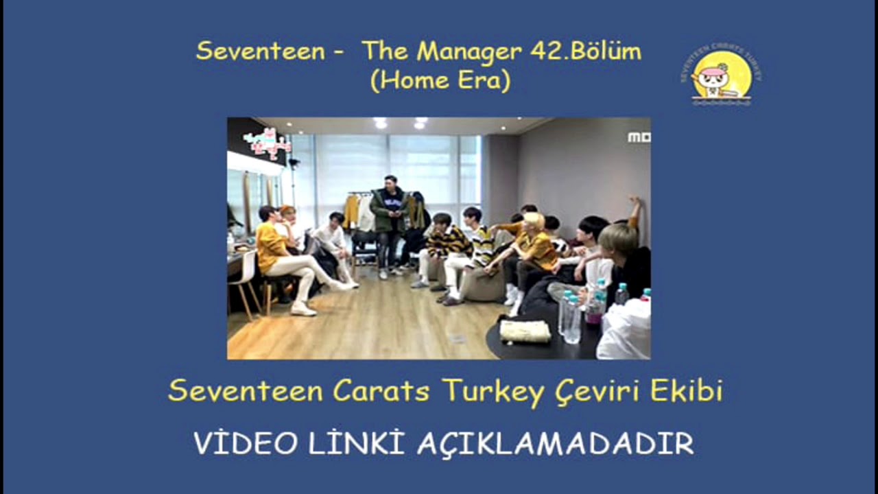 [Türkçe Altyazıllı] Seventeen - The Manager 42. Bölüm 190223 - YouTube