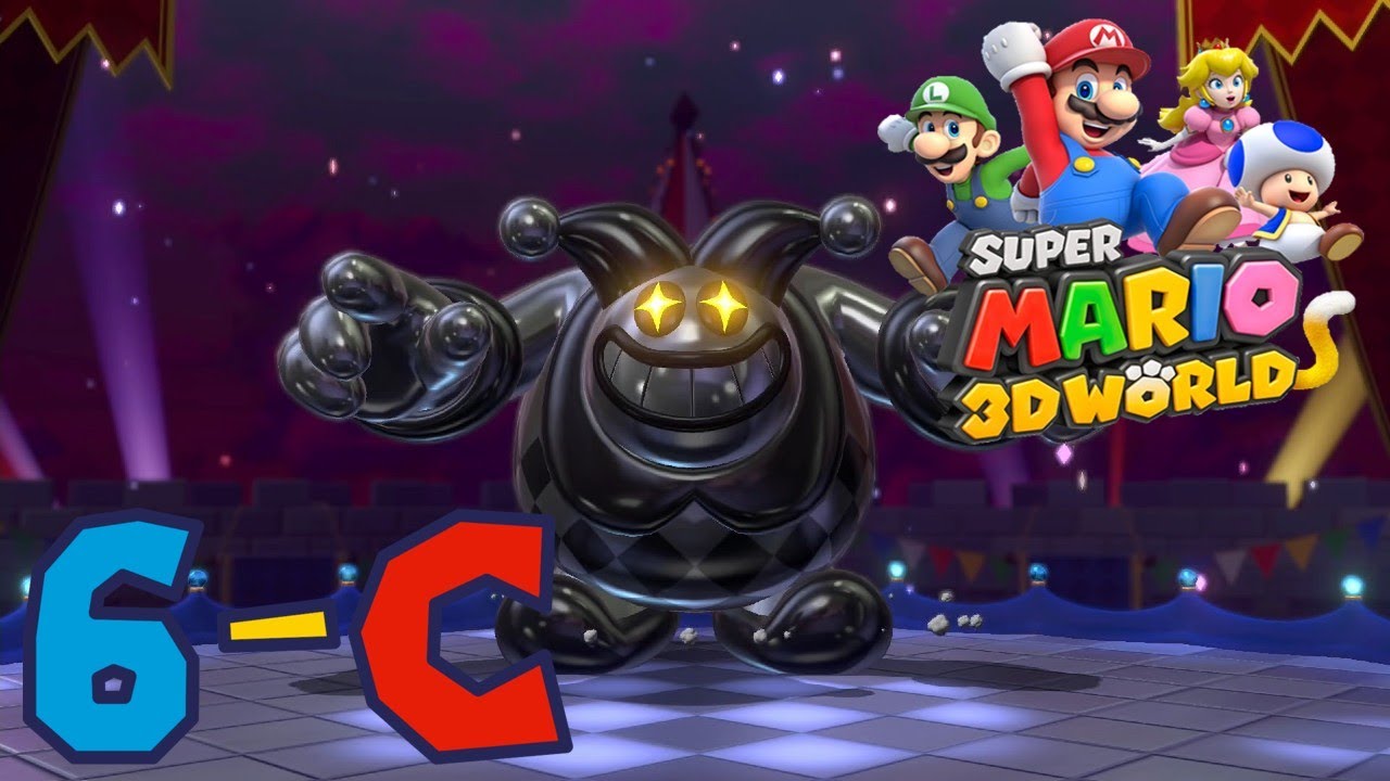 6-C Motley Bossblob's Big Battle - Gameplay Walkthrough - Super Mario ...