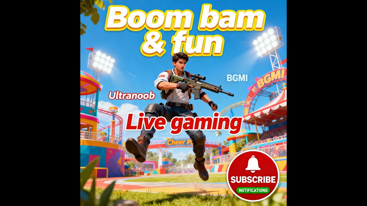 “Ultranoob Live: Boom Bam & Fun BGMI Madness! 🔥” - YouTube