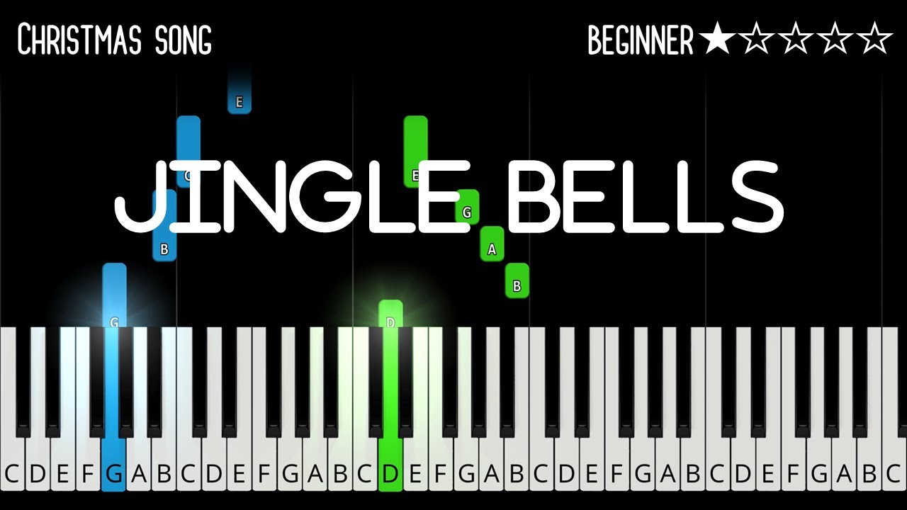 Jingle Bells - EASY Piano Tutorial - YouTube