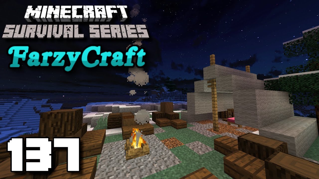 Wild Camping Adventure With Custom Skies! - Minecraft Survival Series ...