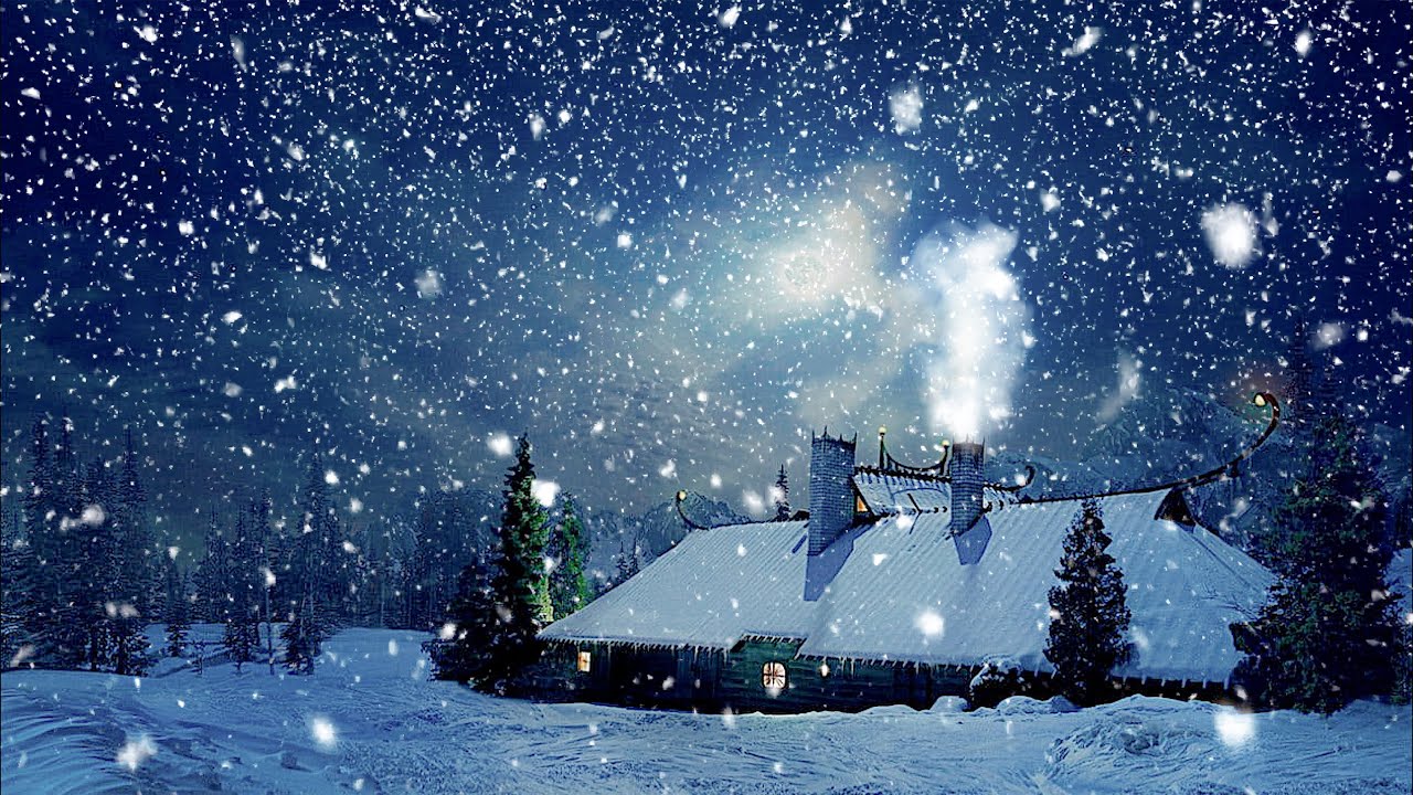 Loud Blizzard at a Wooden House | Windy Snow Storm | Blowing Snow - Don ...