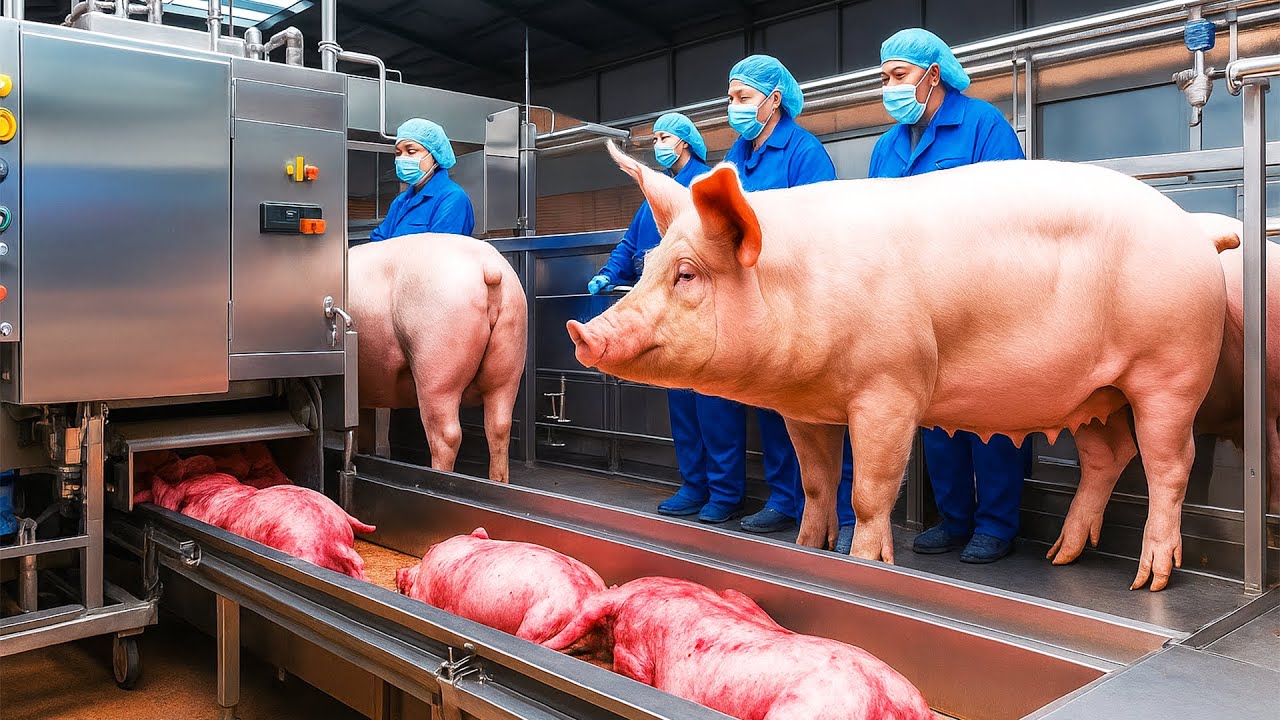 Unglaublich! Wie russische Bauern Hightech nutzen, um Schweine zu ...