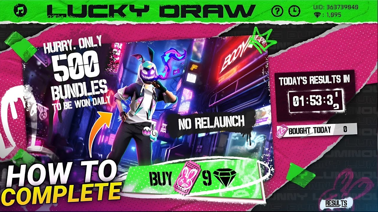 Lucky Draw Event Free Fire l Free Fire New Event l Ff New Event l Lucky ...