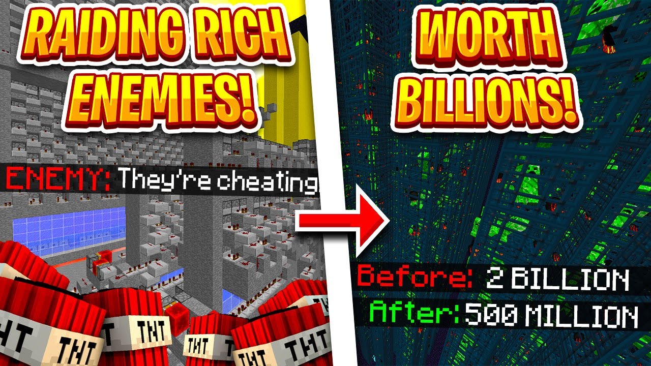 RAIDING RICH ENEMIES IN UNDER 10 MINUTES! I Minecraft Factions I ...